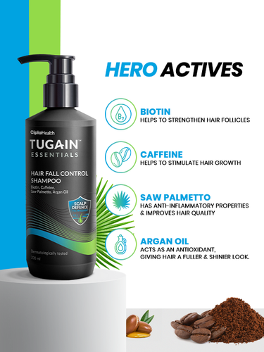 HAIR FALL CONTROL SHAMPOO – Tugain Essentials
